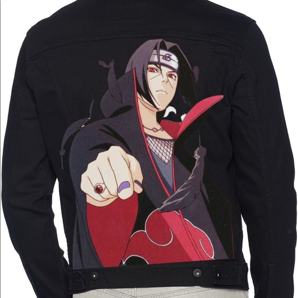 Levi's | Jackets & Coats | Custom Anime Popart Jean Denim Jacket ...